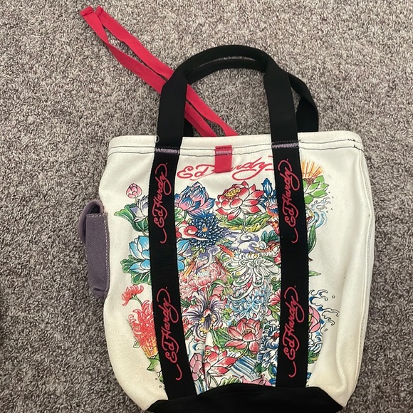 Ed Hardy | Bags | Authentic Ed Hardy Tote | Poshmark